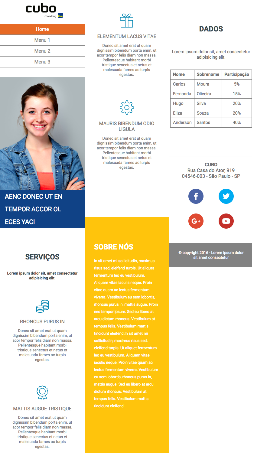 Desafio do Cubo Network | Challenges